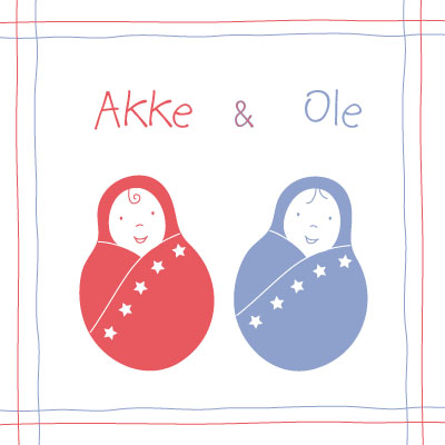 Geboortekaartje Tweeling | Sippa